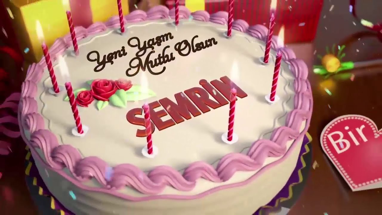 İyi ki doğdun SEMRİN - İsme Özel Doğum Günü Şarkısı - YouTube