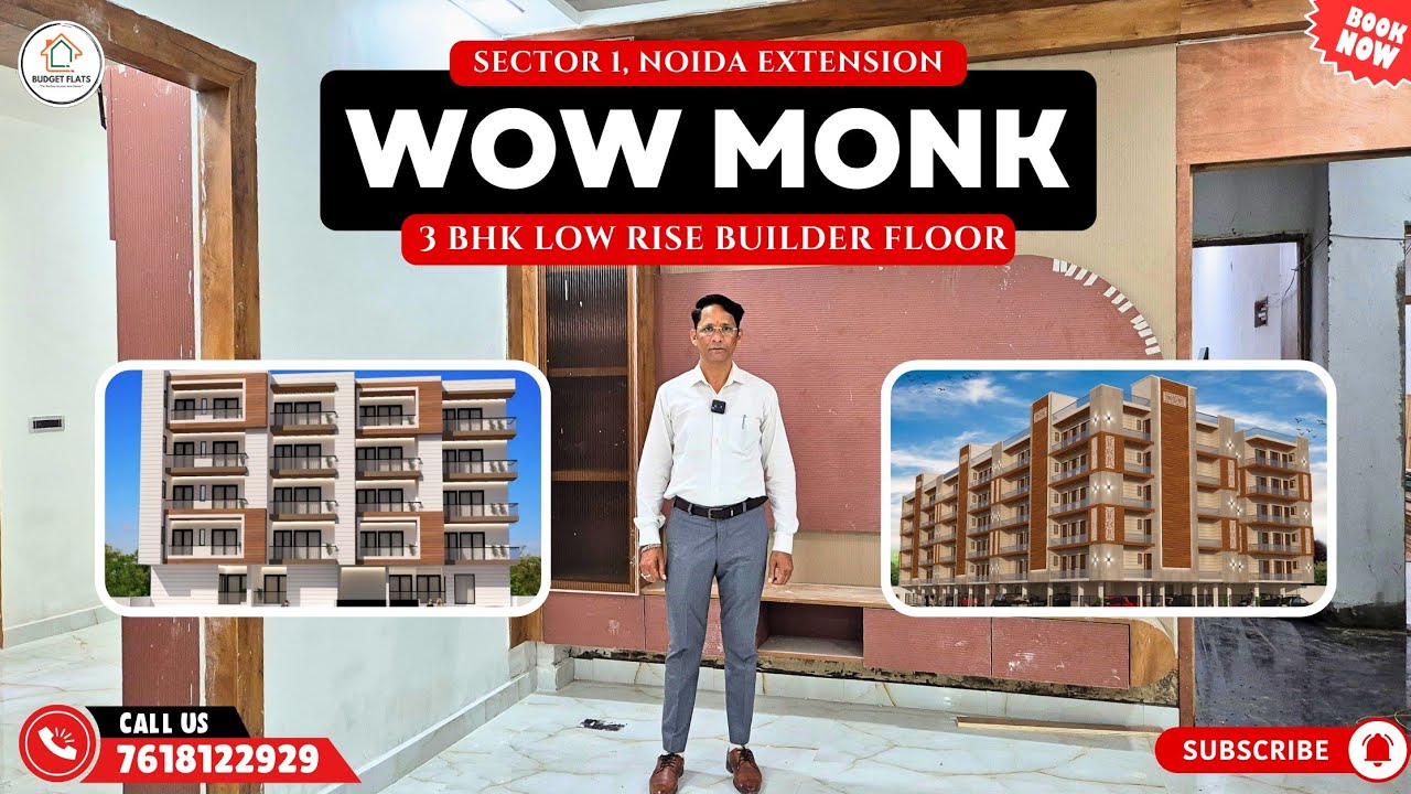 Wow Monk | Low-Rise में High-Rise वाला Luxury Flat | 3&4 BHK Builder ...