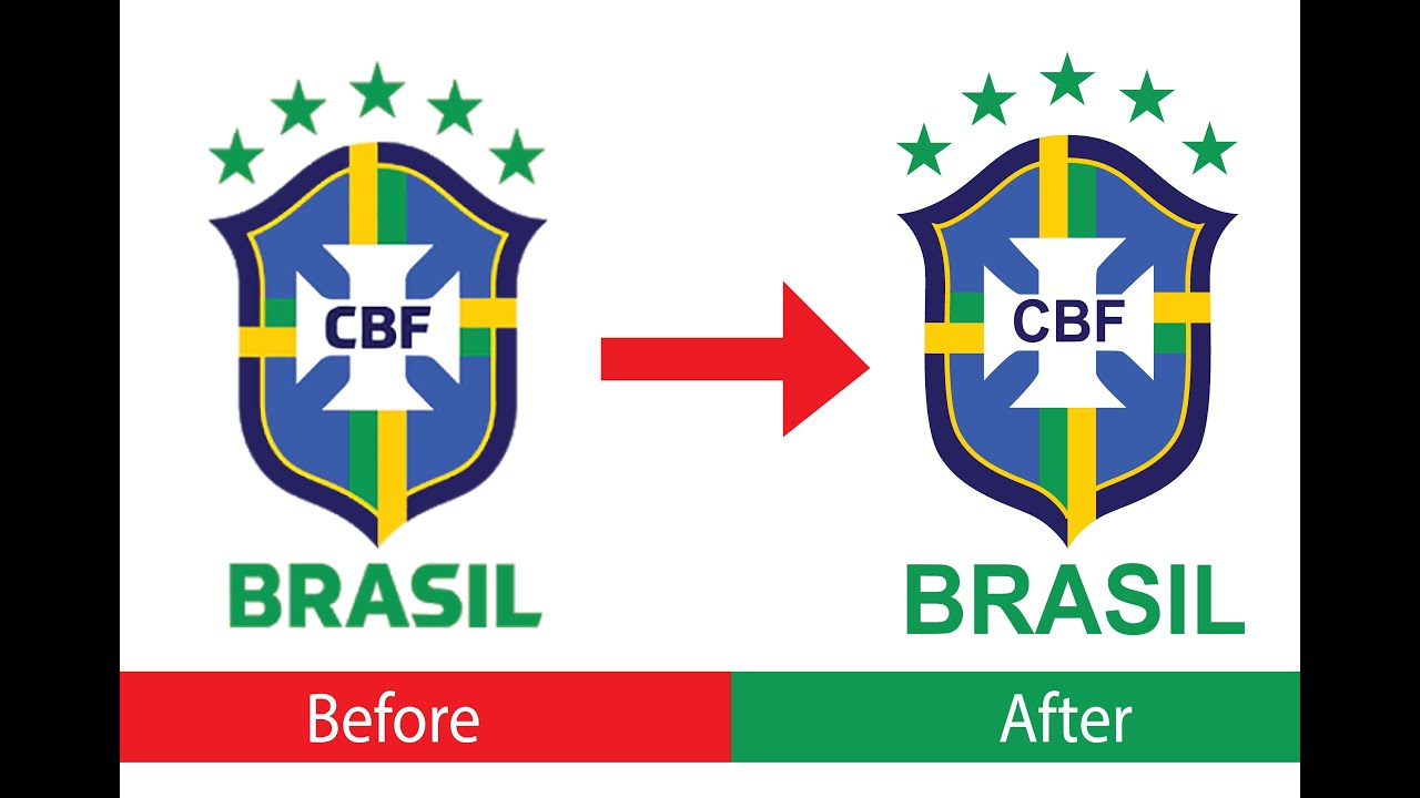 How to design a logo? Brazil Logo illustrator design #logo # ...