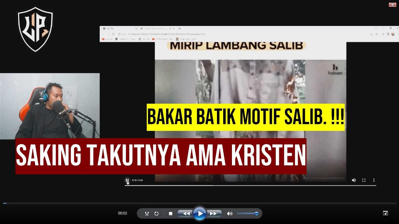 GENDENG!!!! Bakar batik motif salib! KUALATTT!!! - YouTube