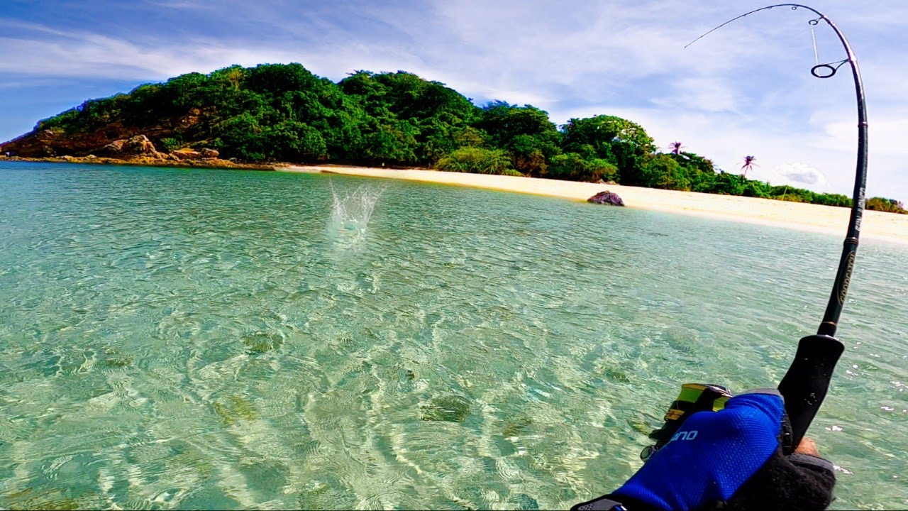 Crystal Clear Water - Beach Fishing Catch and Cook - YouTube