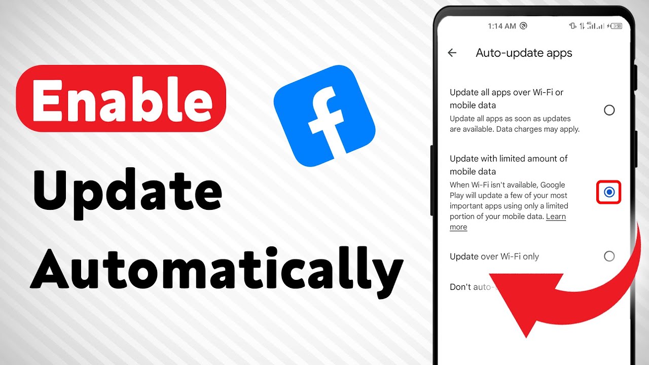 How To Enable Update Facebook App Automatically (Updated) - YouTube