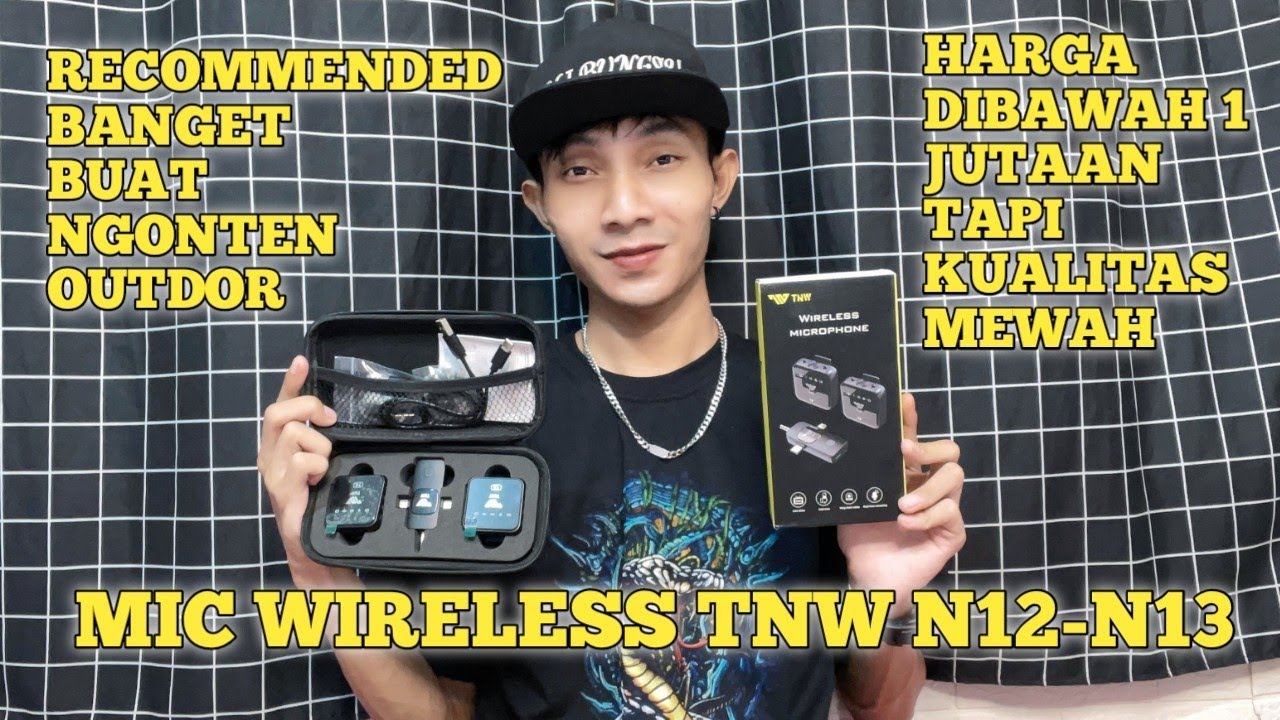 Review mic wireless TNW N12–N13 harga dibawah 1jutaan kualitas mewah ...