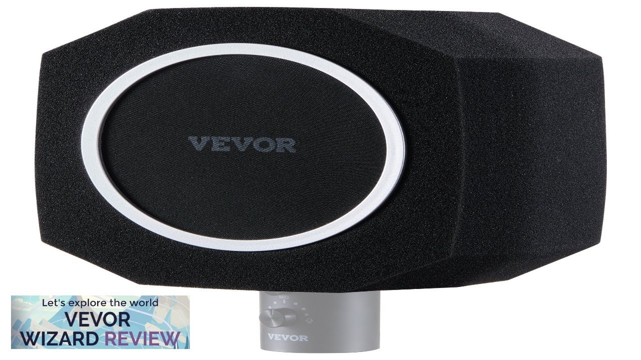 VEVOR Microphone Isolation Ball High-Density Acoustic Foam Windscreen ...