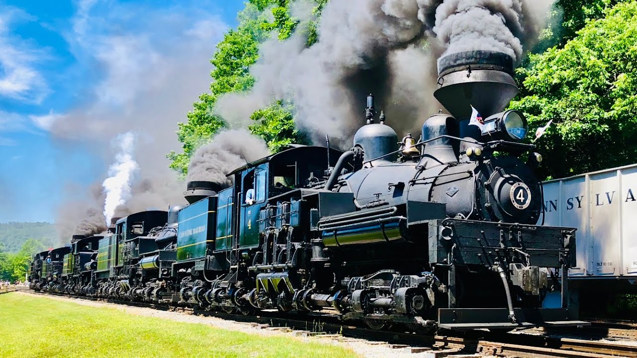 Cass Scenic Railroad: Parade of Steam 6-15-2024 - YouTube