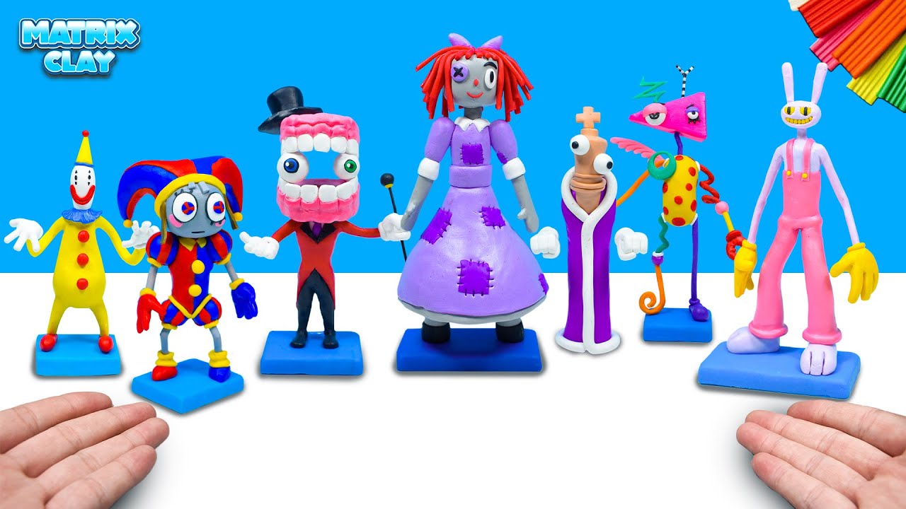 Making THE AMAZING DIGITAL CIRCUS: PILOT Sculptures | Matrix Clay ...