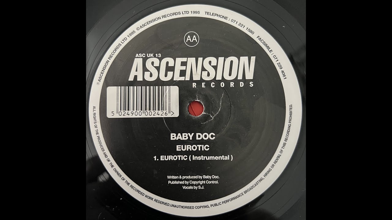 Baby Doc - Eurotic (Instrumental) 1995 - YouTube