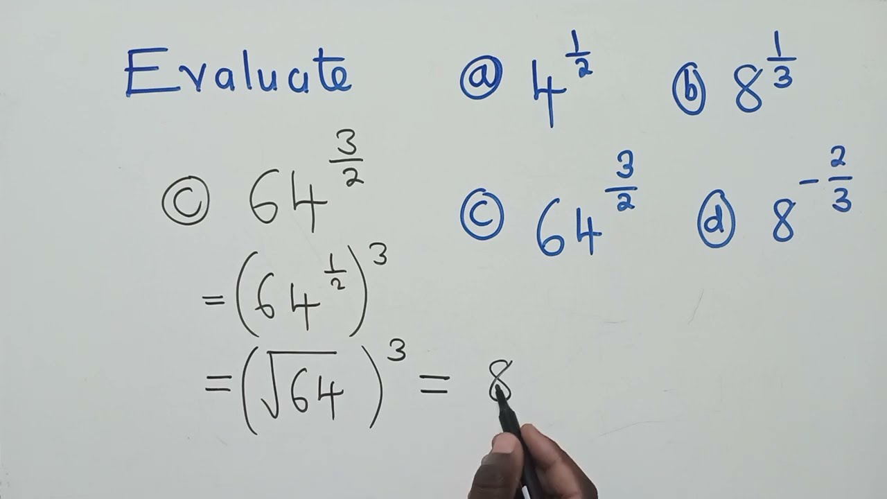 Fraction Indices YouTube Fraction Indices YouTube