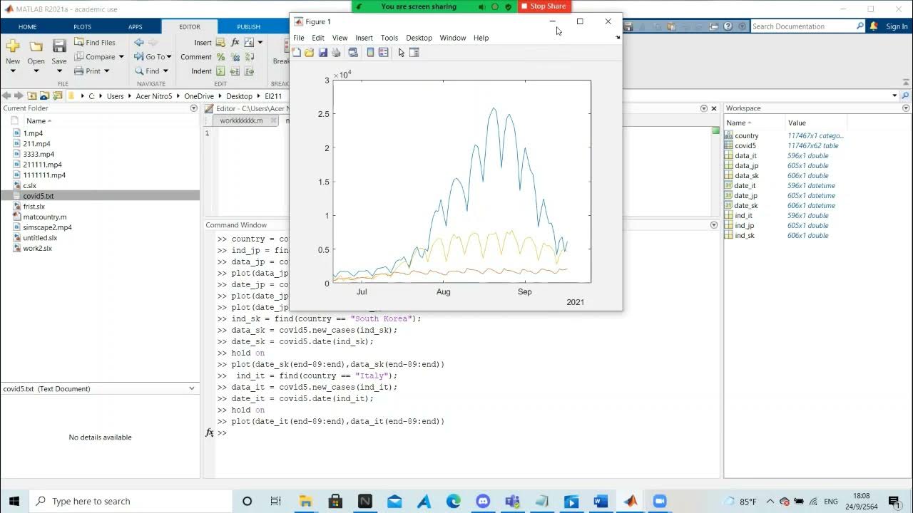 ใช้Matlab ในการ plot - YouTube