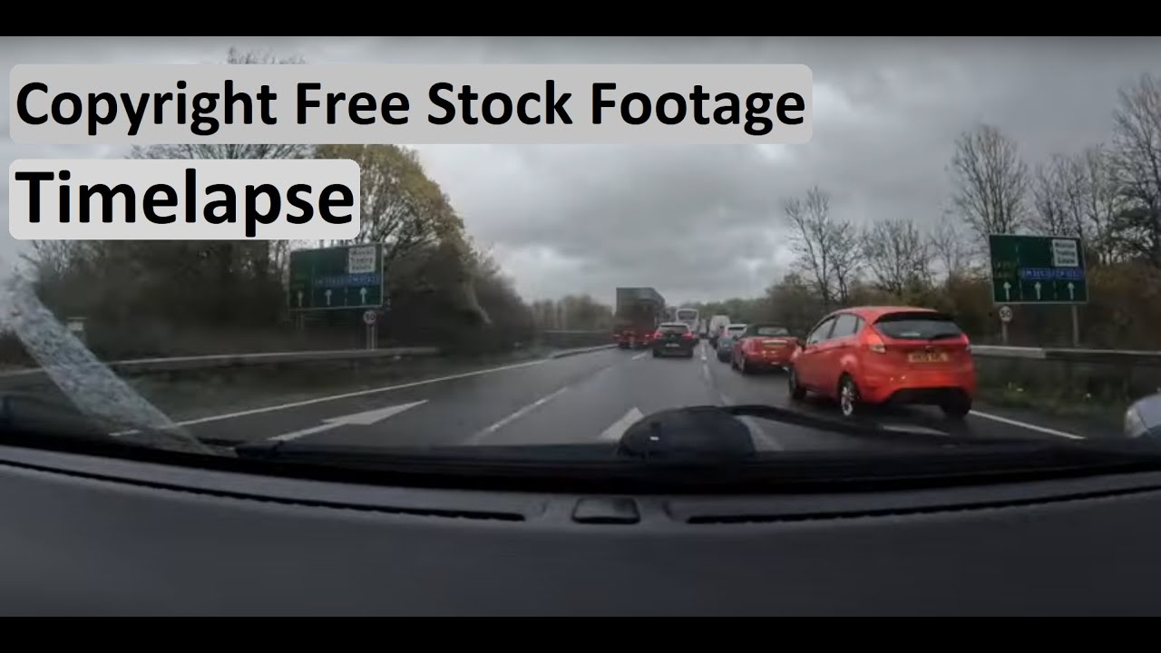 Time-lapse Motorway, A-road Footage | Copyright free Stock Footage Road ...