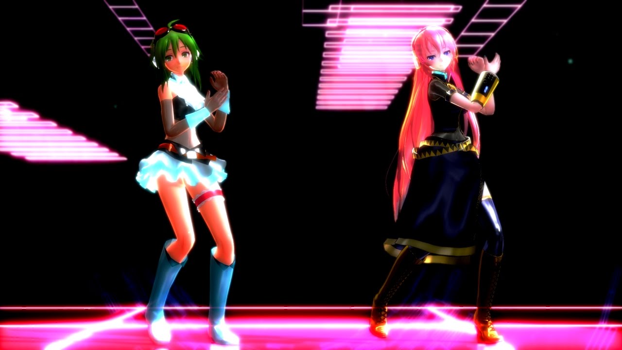 【MMD】Tda式GUMI・Lukaさんで「GLIDE」 - YouTube