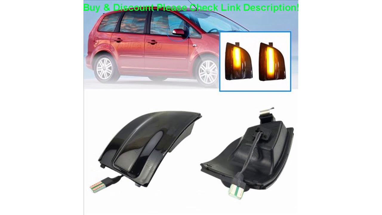 Slide Flowing LED Turn Signal Light Side Mirror Dynamic Repeater ...