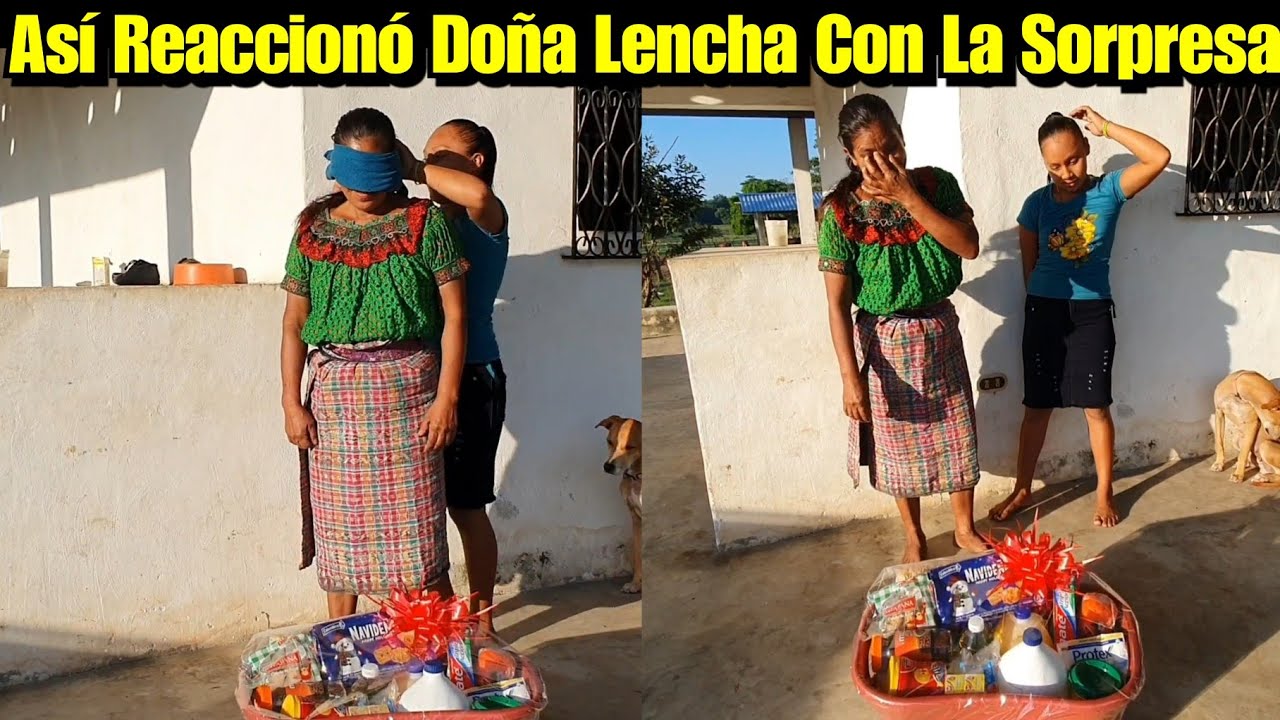 Le Tapamos Los Ojos a Doña Lencha Para Ver Su Reaación y Así Reaccionó ...