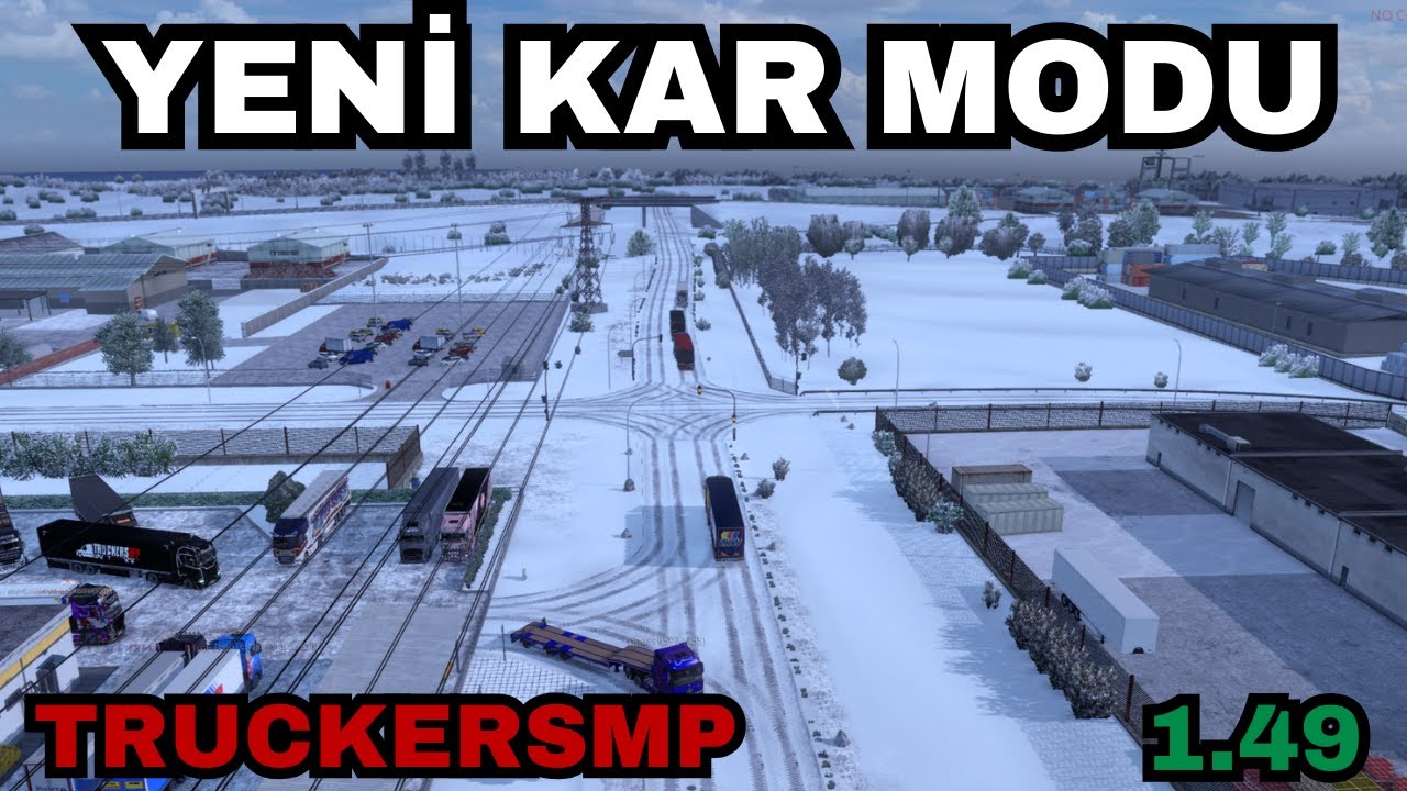 YENİ MOD !! TRUCKERSMP KAR MODU | TRUCKERSMP KAR MODU NASIL YAPILIR | ETS 2 KARLI YOLLAR ...