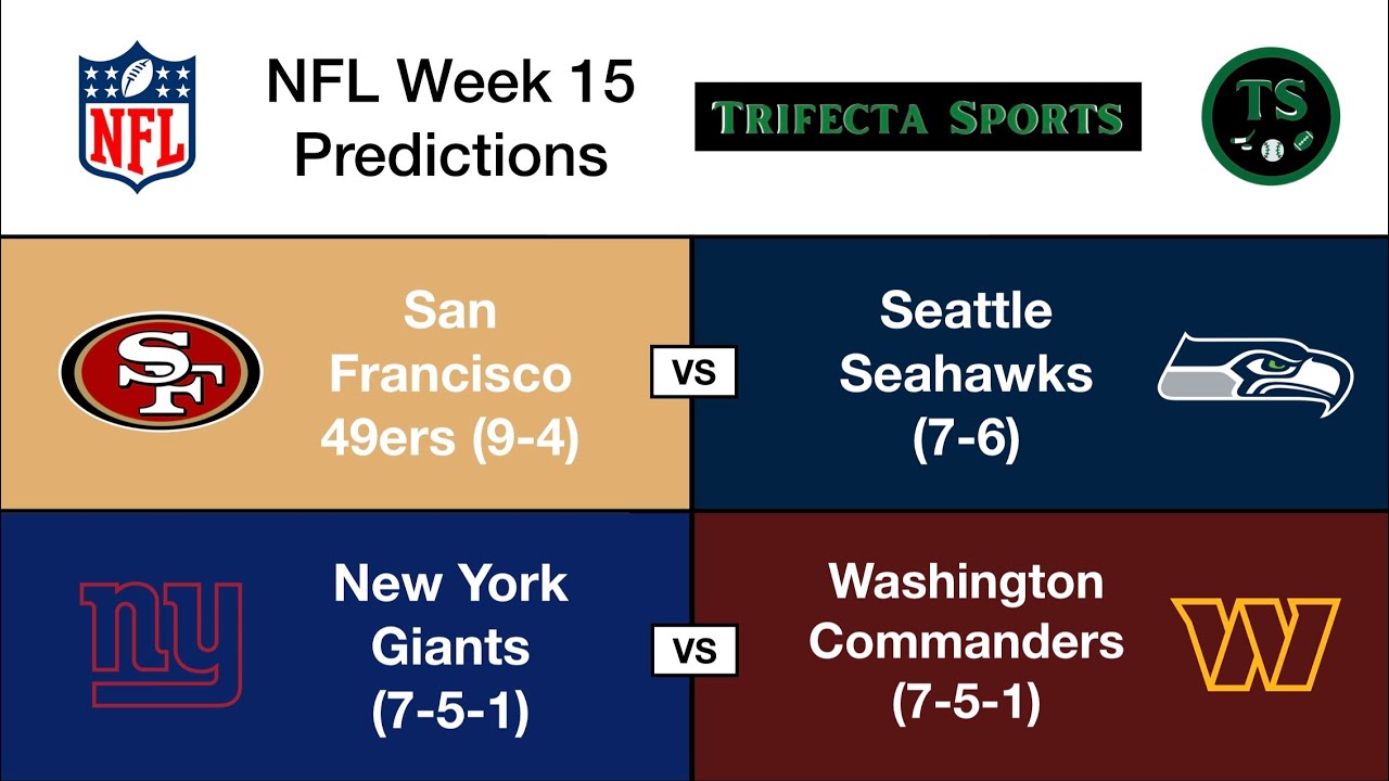 NFL Week 15 Predictions (2022) - YouTube