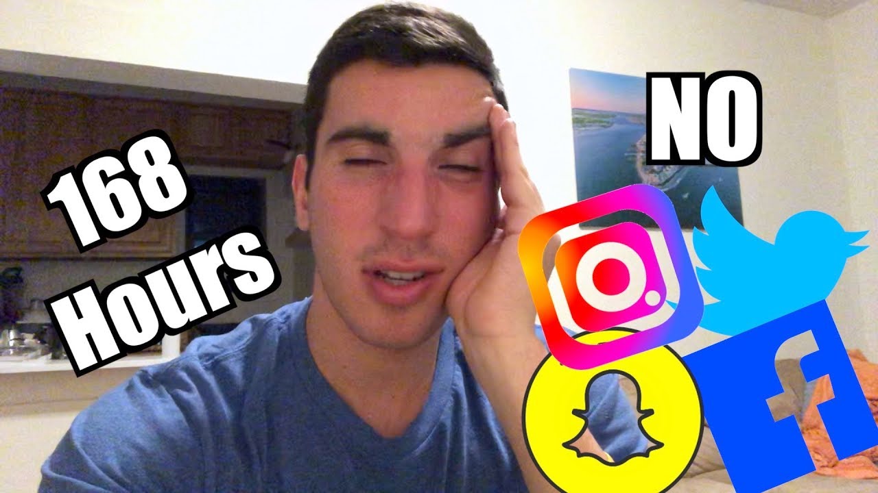 No Social Media For A Week Challenge Youtube