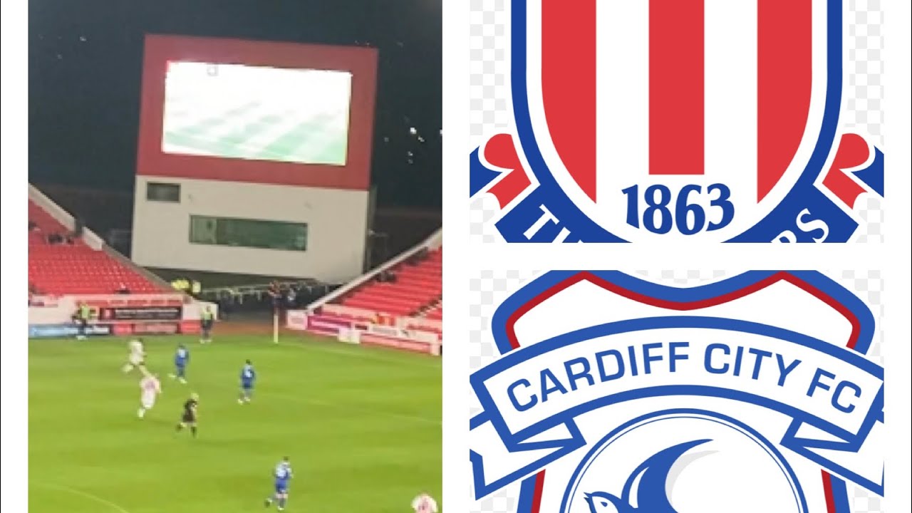 Stoke city vs Cardiff city / goal fest at the Bet365 - YouTube