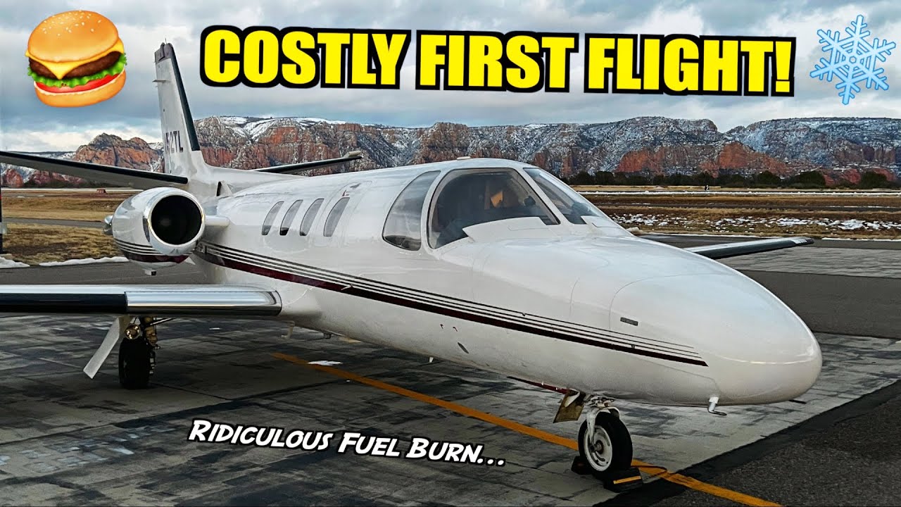 $2000 Hamburger Run In Our New Cessna Citation 501SP! (Terrible .91 MPG ...