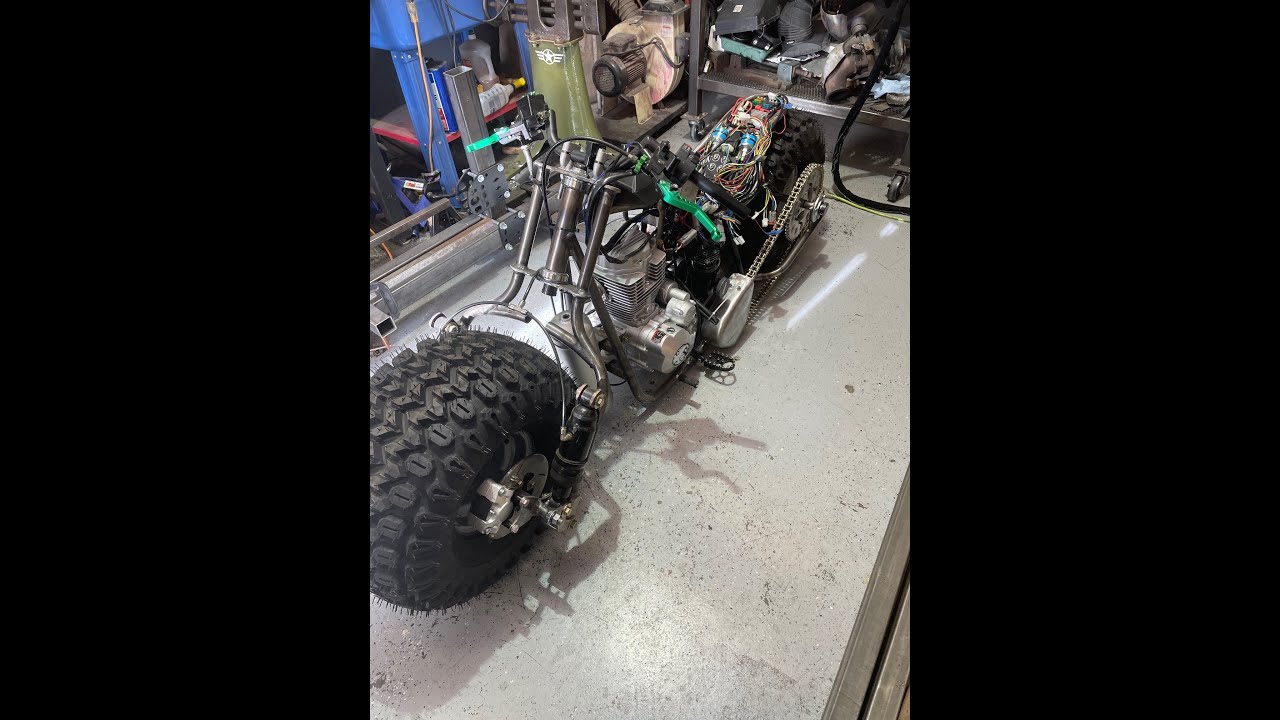 Air Ride Mini Bike (front & rear air suspension) - YouTube