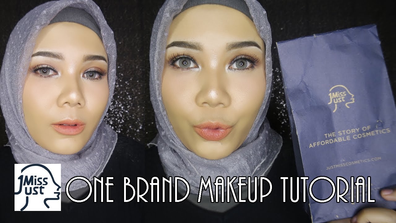 JUSTMISS ONE BRAND MAKEUP TUTORIAL (BAHASA) | MAKEUP TUTORIAL ...
