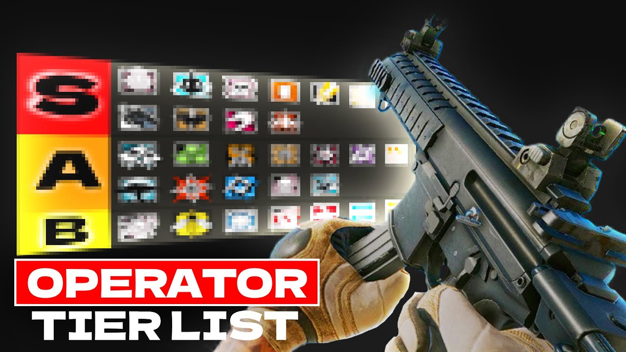 THE *BEST* OPERATOR TIER LIST IN YEAR 8 RAINBOW SIX SIEGE - YouTube