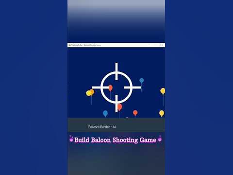 Balloon Shoot Game using pygame #python #coding #video #youtubeshorts #shorts - YouTube