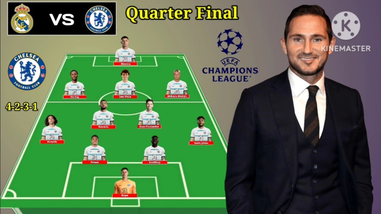 Real Madrid vs Chelsea ~ Chelsea 4-2-3-1 Formations With Felix Quarter ...