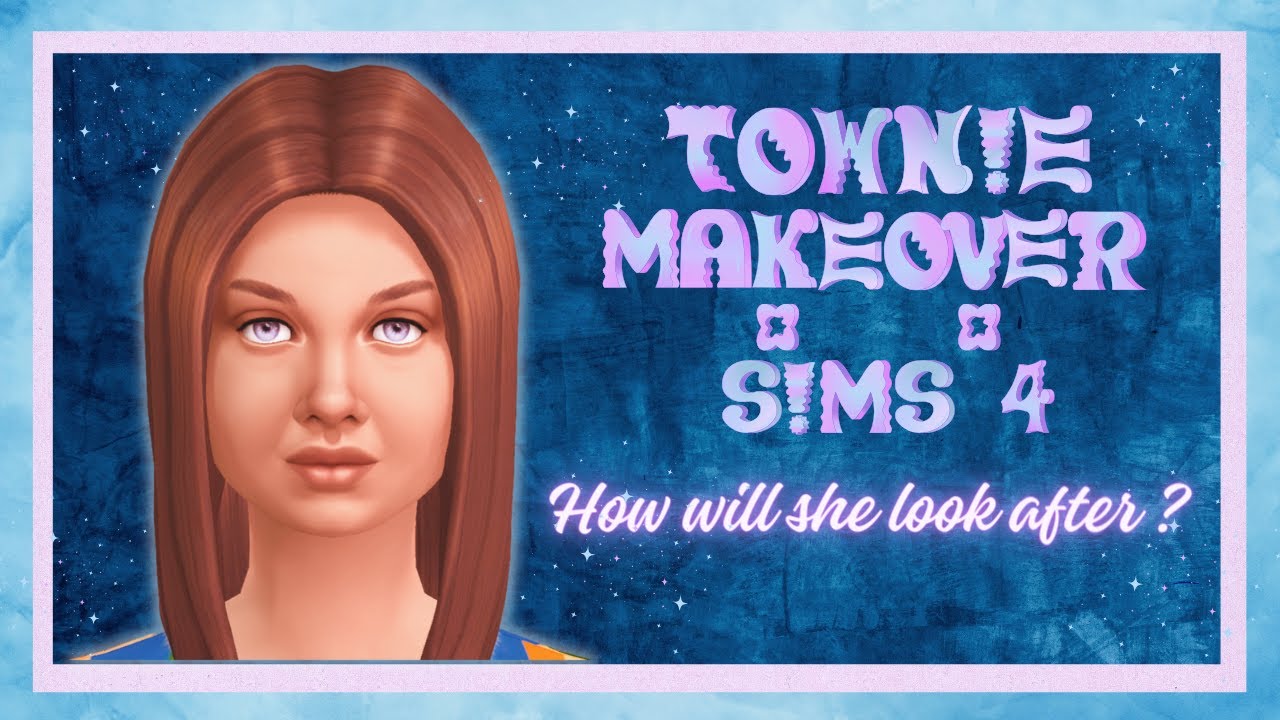 TOWNIE MAKEOVER + CC List SIMS 4 #sims4cc #gaming - YouTube