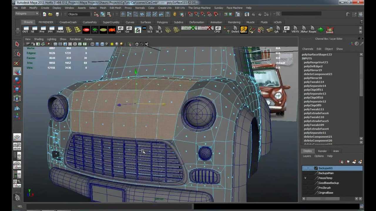 Creating A Stylized Car In Maya, The Complete Workflow - Part 2-5 - YouTube