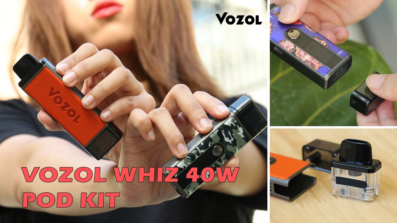 VOZOL WHIZ Pod Kit | A Perfect 40W Vaping Solution | Elegomall - YouTube