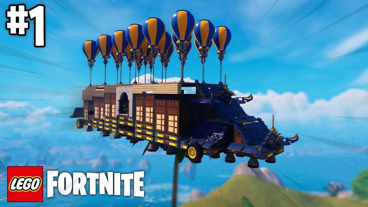 BUILDING VEHICLES in LEGO FORTNITE - YouTube