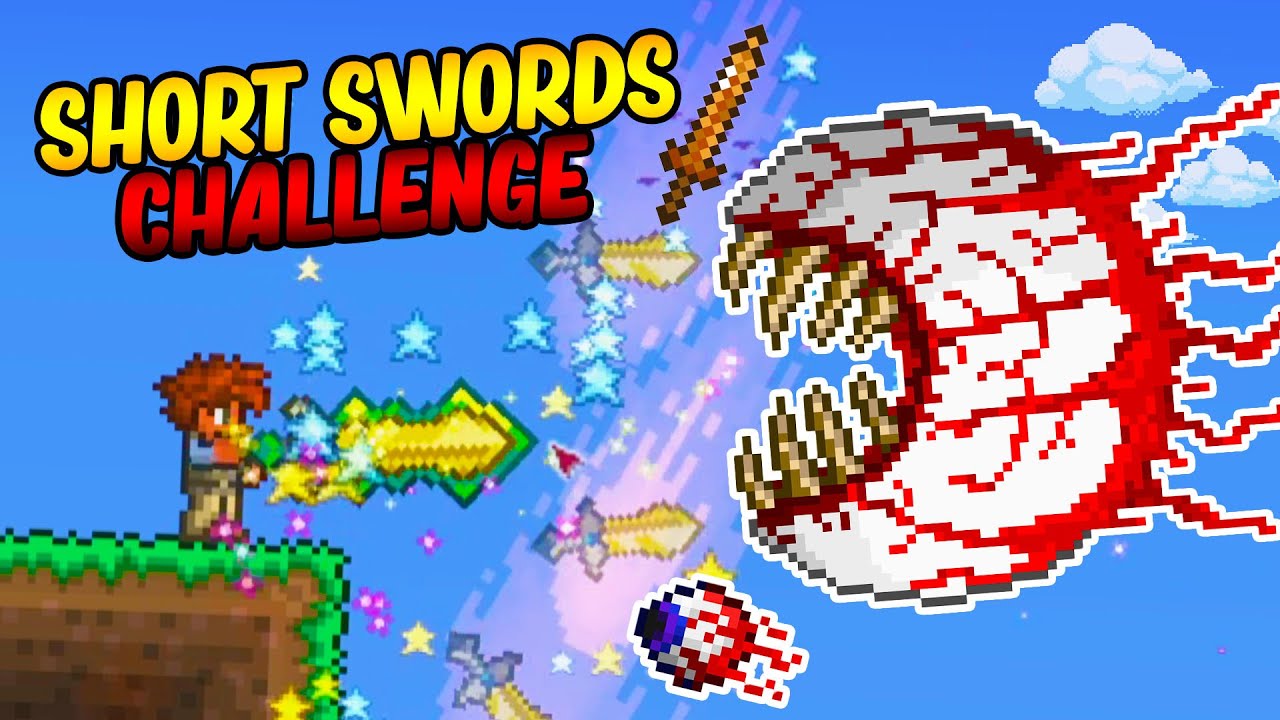 Terraria, But I Can Only Use SHORT SWORDS... - YouTube