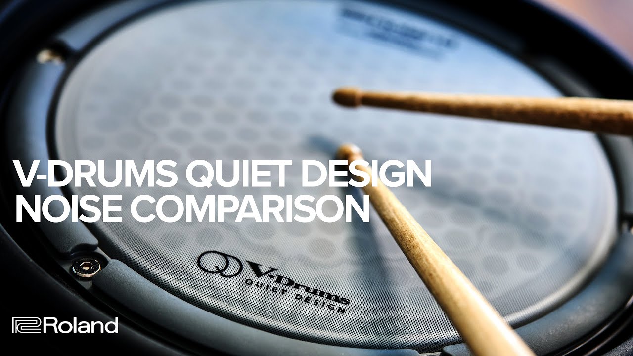 Roland V-Drums Quiet Design Noise Comparison (VQD106) - YouTube