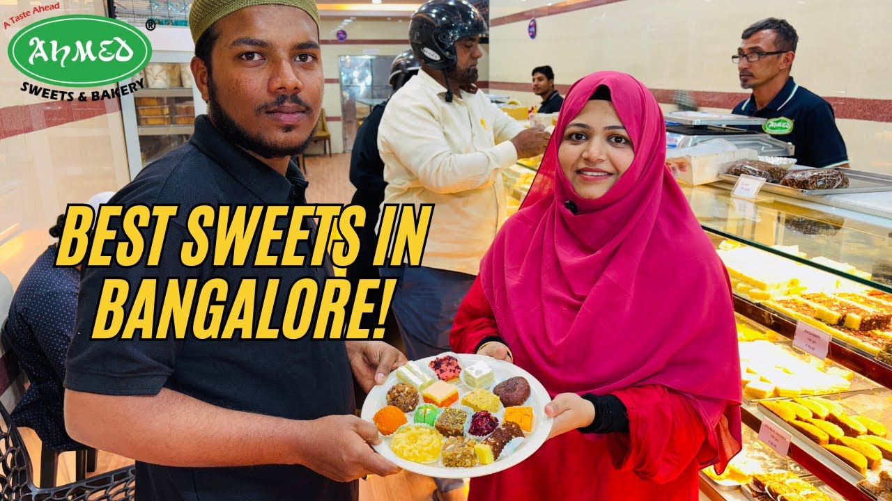 Best Sweets in Frazer Town Bangalore | Must - Try Ahmed Sweets & Bakery - YouTube