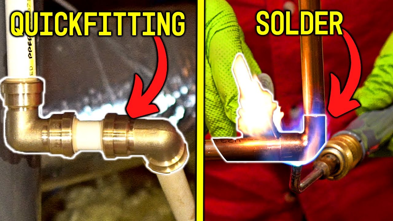 Push to Connect Fittings Vs Soldering YouTube