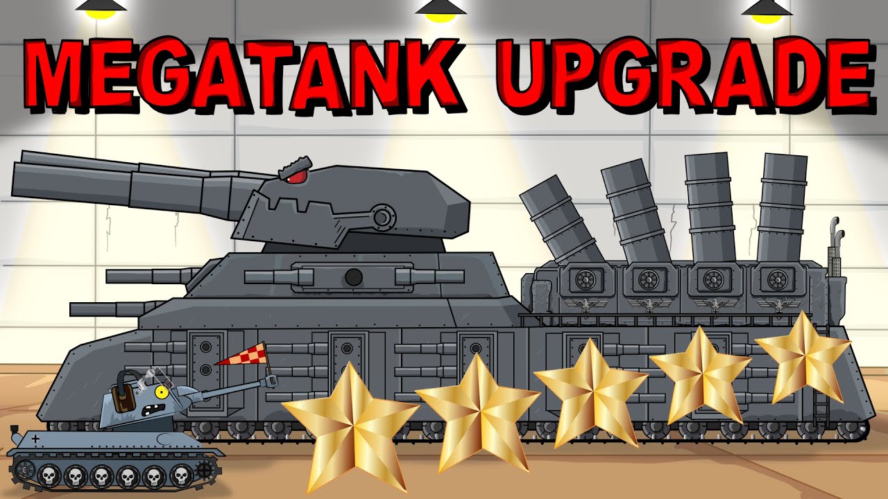 "Repair and Upgrade for Mega Ratte" Cartoons about tanks - YouTube