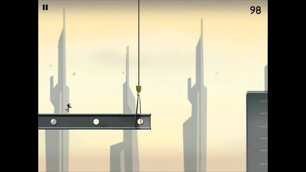 [Stickman Roof Runner] #4 - YouTube