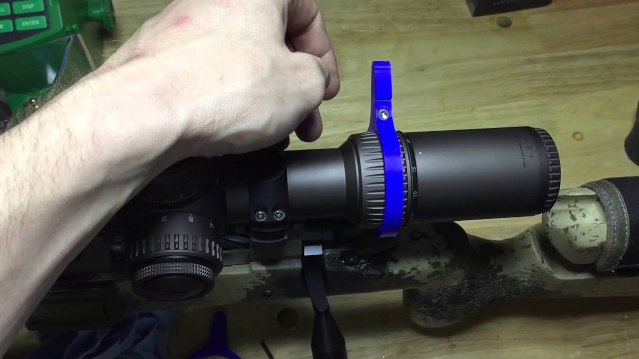 3D printed scope lever part 2 - YouTube