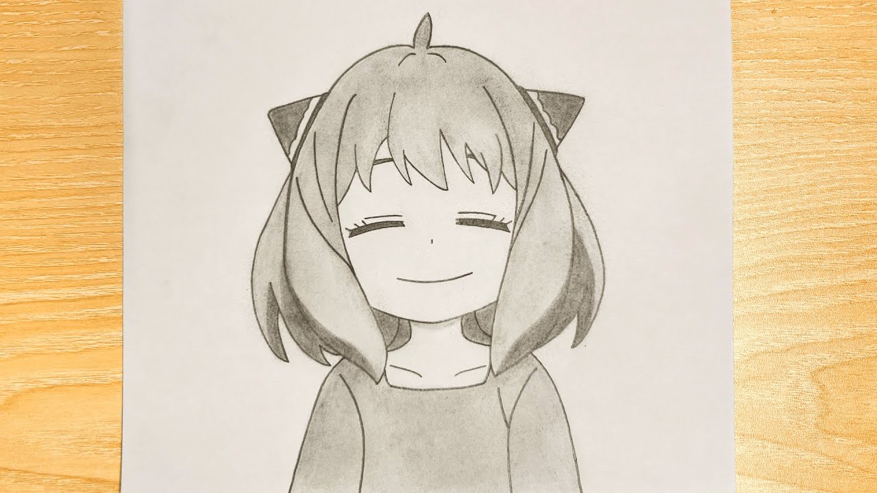 How to Draw "Anya" from Spy x family ( Easy Step-by-step) | Anime ...