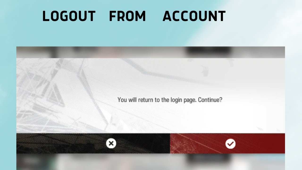How to Logout from Ark night account - YouTube