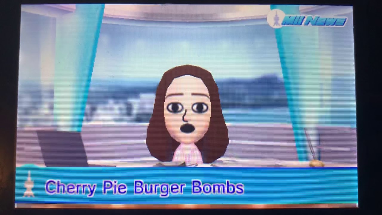 Tomodachi Life - Mii News - Cherry Pie Burger Bombs - YouTube