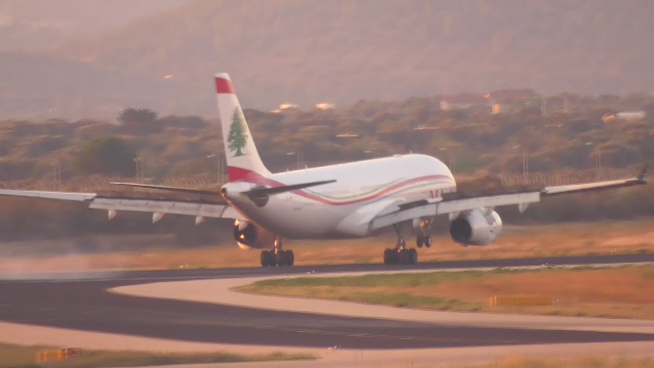 Airbus A330 MEA landing at Athens airport (LGAV/ATH) - YouTube