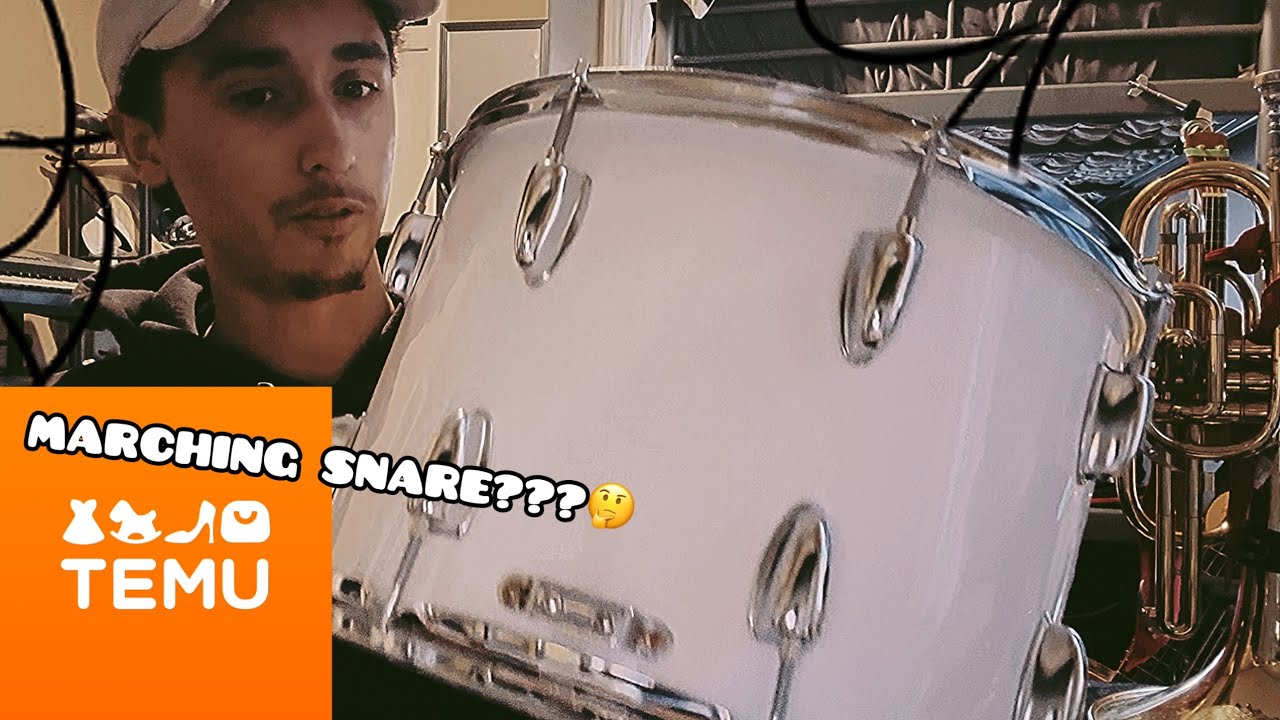 UNBOXIN A TEMU MARCHING SNARE???🤔 - YouTube