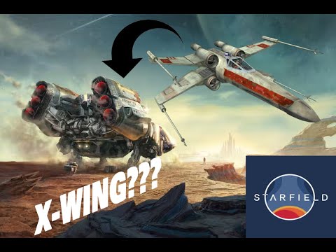 I made the T-65 X-Wing in Starfield! - YouTube