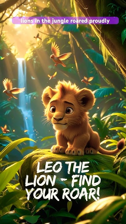 Leo the Lion 🦁 – The Day He Found His Roar! | Inspirational Short Story ...