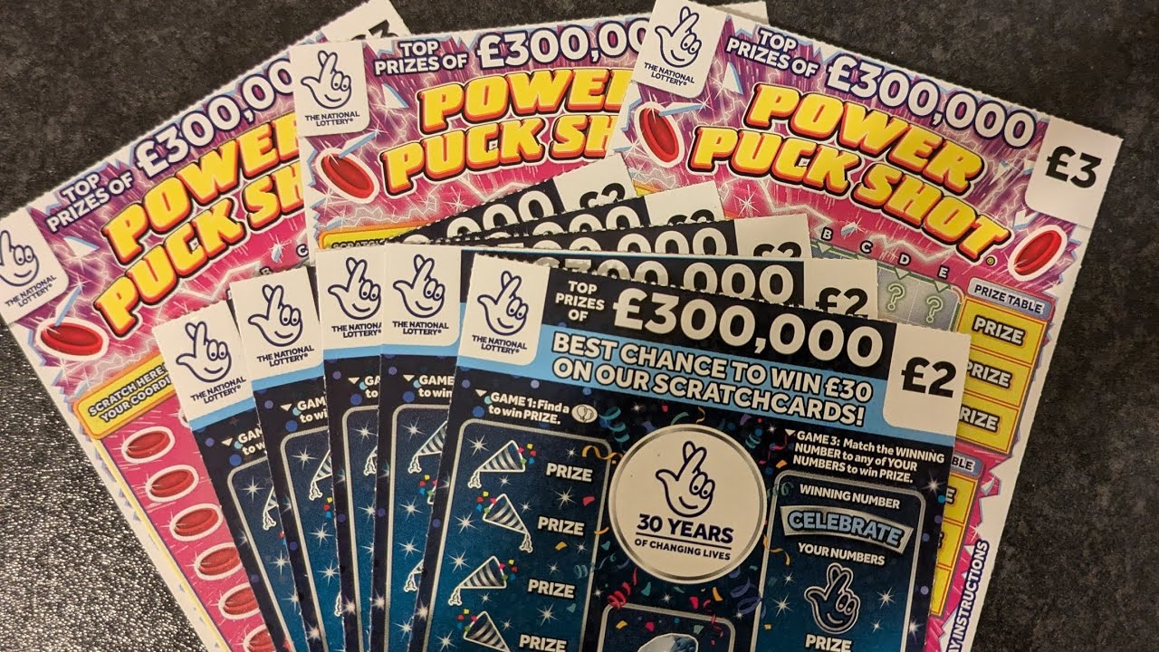 £19 of Allwyn UK National Lottery Scratch Cards - YouTube