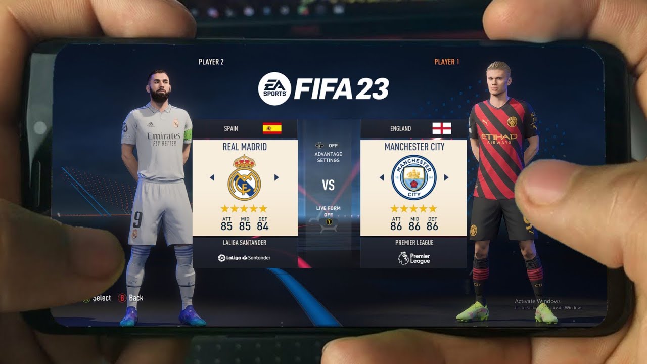 FIFA 23 Mobile (Moonlight Emulator) - UCL Final Real Madrid vs Man City ...