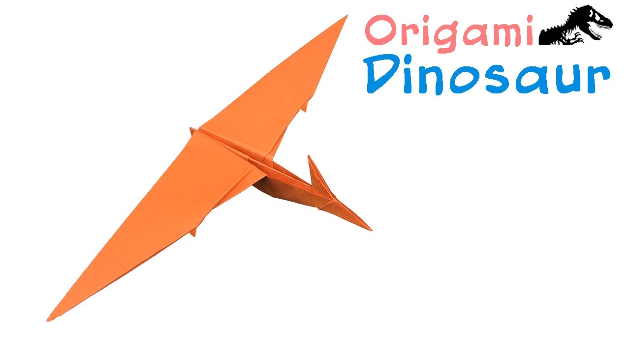 ORIGAMI FLYING DINOSAUR Step by Step || King of the Skies ...