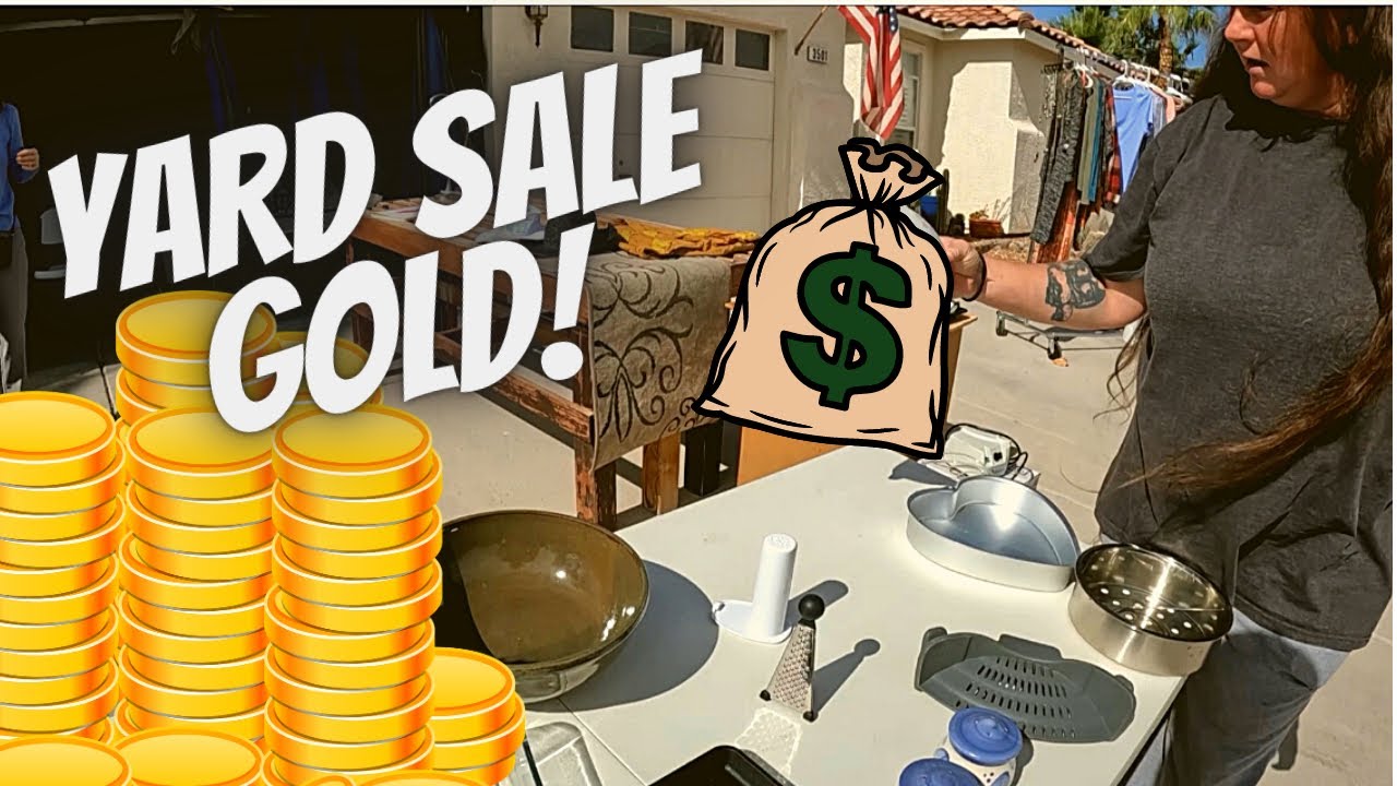 YARD SALE ITEMS YOU NEED TO FIND! - YouTube