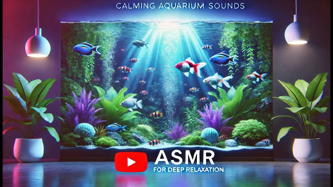 Relaxing Fish Tank Sounds | Tranquil Water Bubbles for Sleep & Focus ...